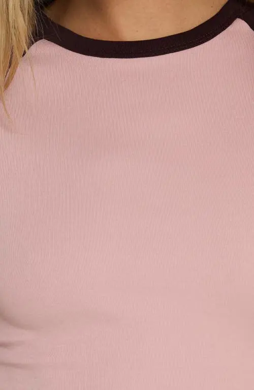 Princess Polly Kikkie Raglan T-shirt - Pink/plum