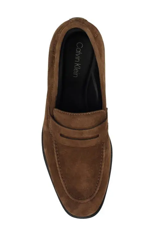 Calvin Klein Gerne Penny Loafer - Brown