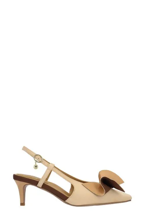 J. Reneé Hilarina Slingback Pump - Beige/brown