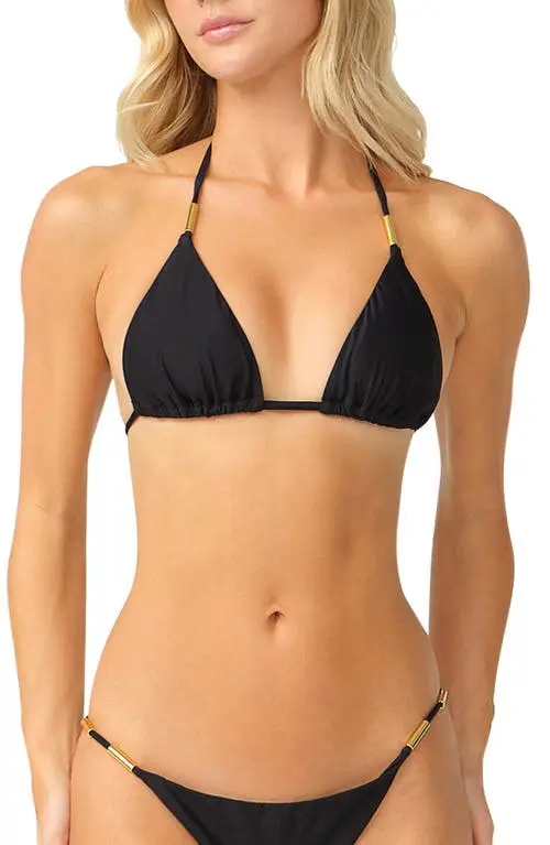 PQ SWIM Holland Triangle Bikini Top - Midnight