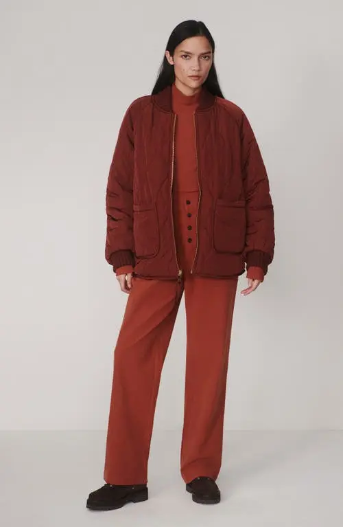 Varley Serina Reversible Quilted Bomber Jacket