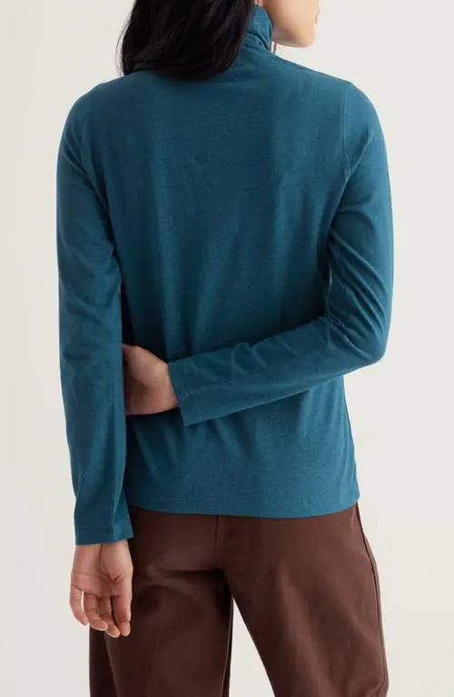 SEASALT CORNWALL Landing Organic Cotton Blend Roll Neck Top
