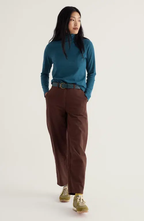 SEASALT CORNWALL Landing Organic Cotton Blend Roll Neck Top