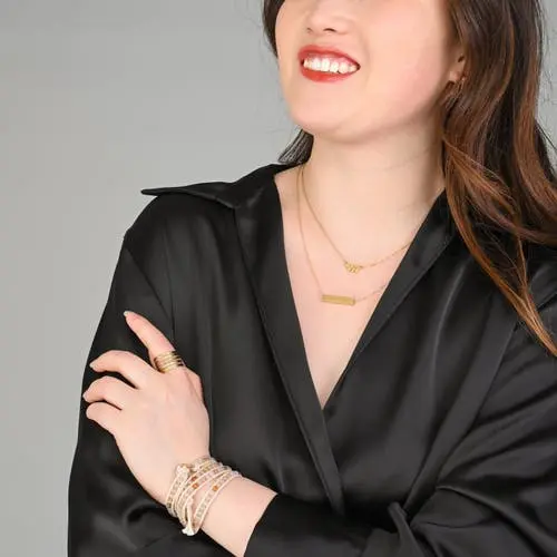 STARFISH PROJECT Walk Humbly Bar Necklace