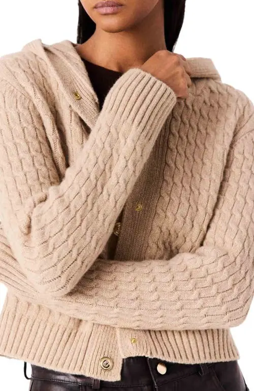 Maje Hooded Cardigan