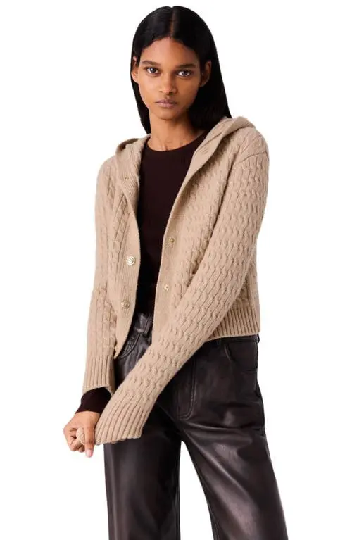Maje Hooded Cardigan