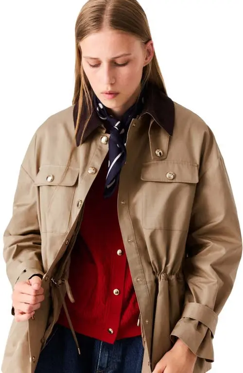 Maje Coat With Removable Lining