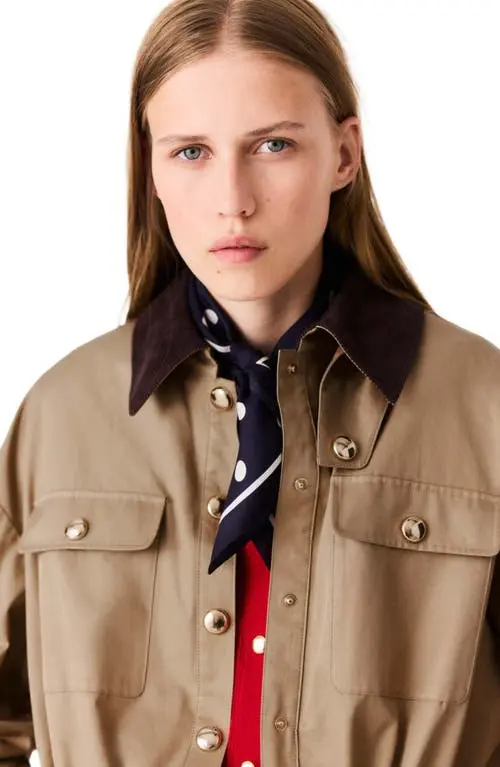 Maje Coat With Removable Lining