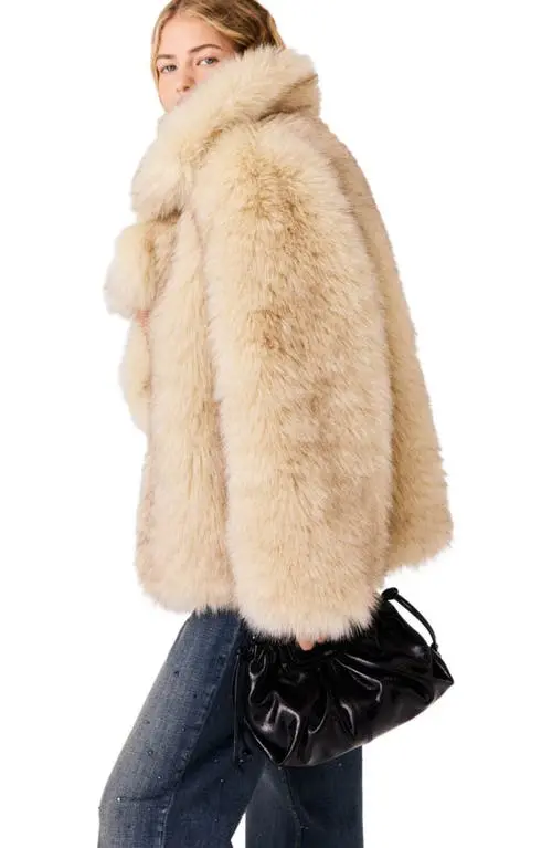 Maje Oversized Faux Fur Coat