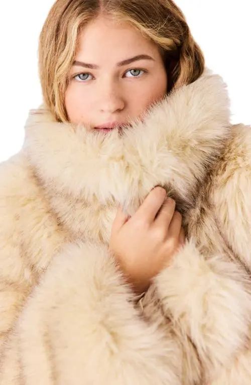 Maje Oversized Faux Fur Coat