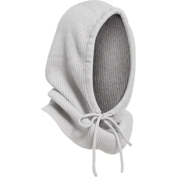 Treasure & Bond Ribbed Balaclava - Light Grey