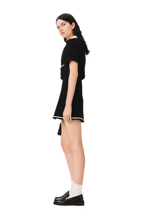 Maje 2-in-1 Tweed Dress
