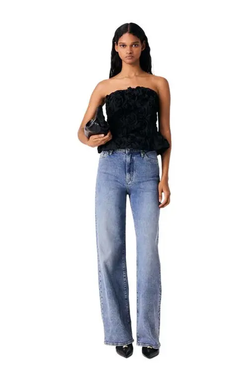 Maje Flower-embellished Top
