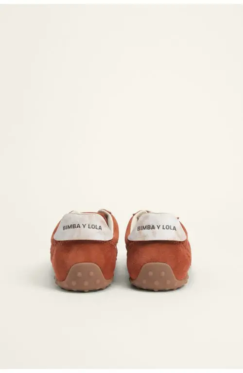 Bimba Y Lola Suede Scalloped Sneaker
