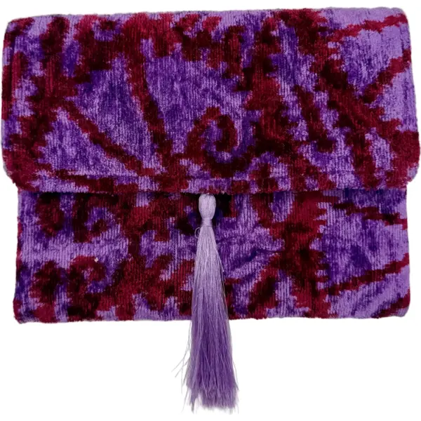 MEERTENS LUXURY One Of A Kind Tapestry Envelope Clutch - Multi
