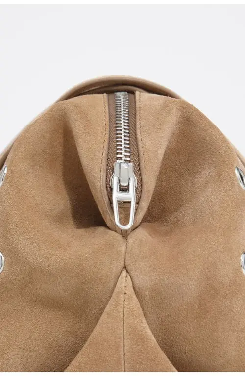 Bimba Y Lola Medium Suede Studded Lolita Bag