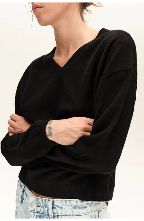 Bimba Y Lola V-neck Wool Cashmere Sweater