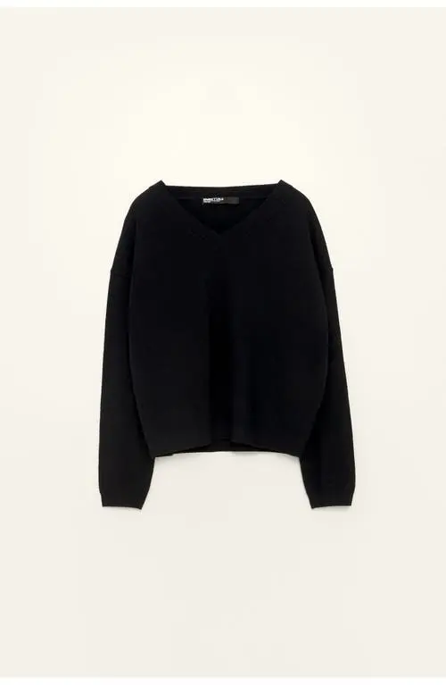 Bimba Y Lola V-neck Wool Cashmere Sweater