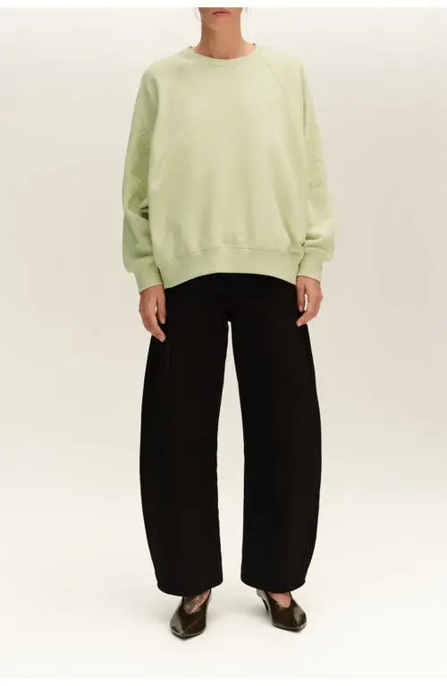 Bimba Y Lola Oversize Lace Sweatshirt - Lime