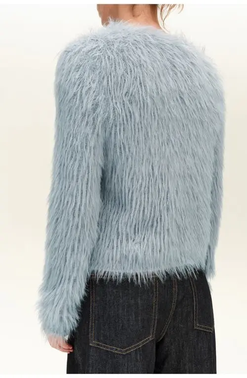 Bimba Y Lola Straight Cardigan From Fur