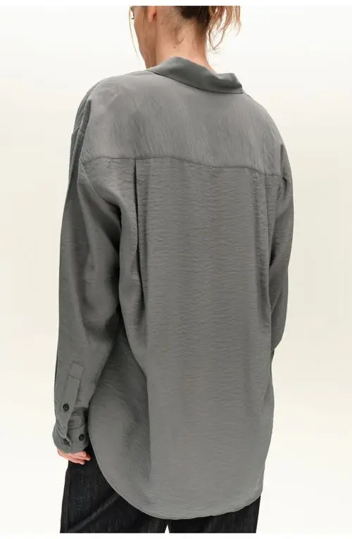 Bimba Y Lola Straight-cut Shirt - Anthracite