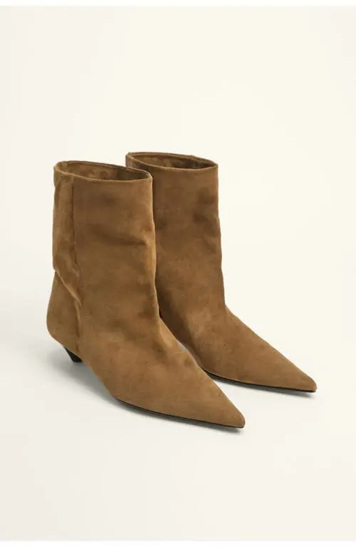 Bimba Y Lola Suede Heeled Ankle Boot