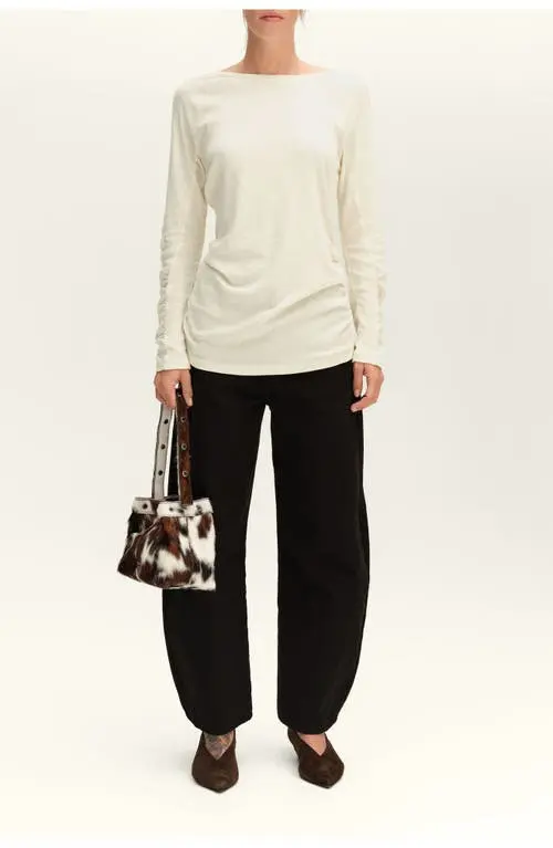 Bimba Y Lola Gathered Detail Raglan T-shirt