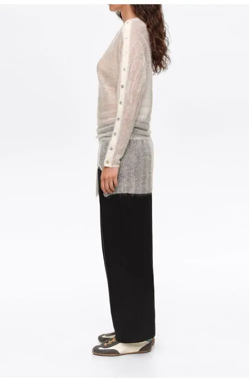 Bimba Y Lola Ribbed Batwing Sweater