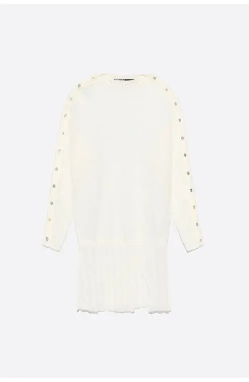 Bimba Y Lola Ribbed Batwing Sweater