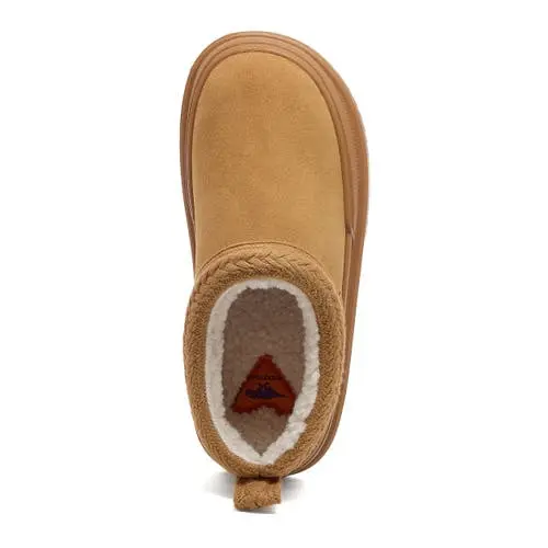 ROCKET DOG Relax Faux Suede Braided Collar Mule Slippers - Camel
