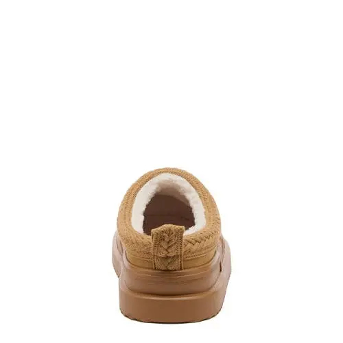 ROCKET DOG Relax Faux Suede Braided Collar Mule Slippers - Camel