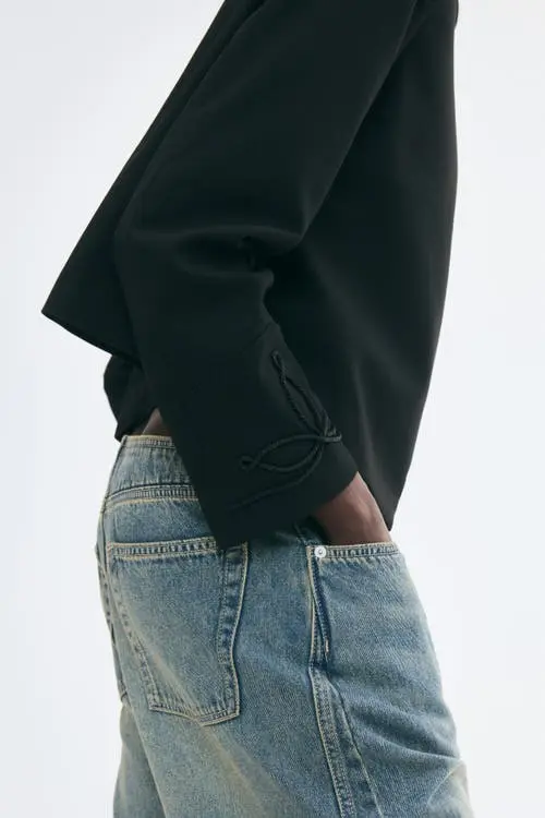 H&M Short Rope-detail Jacket