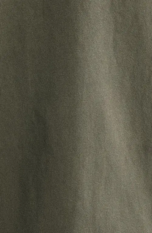 ALEX CRANE Caza Long Sleeve Organic Cotton Polo - Olive