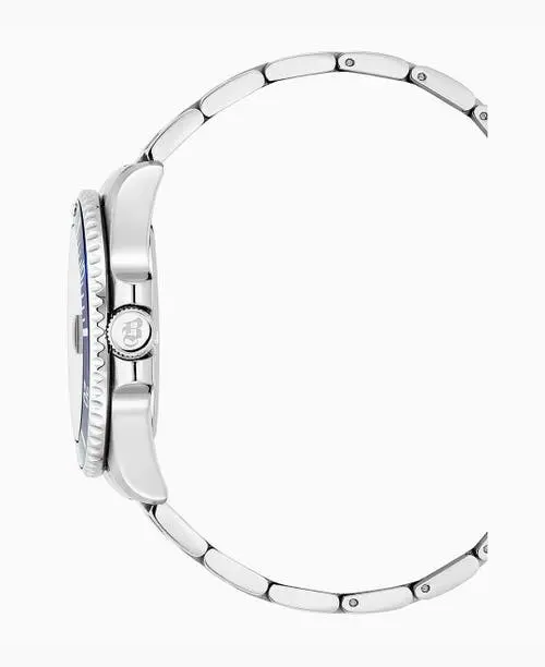 JACQUES DU MANOIR Pro Scuba43mm, Dial, Stainless Steel Bracelet