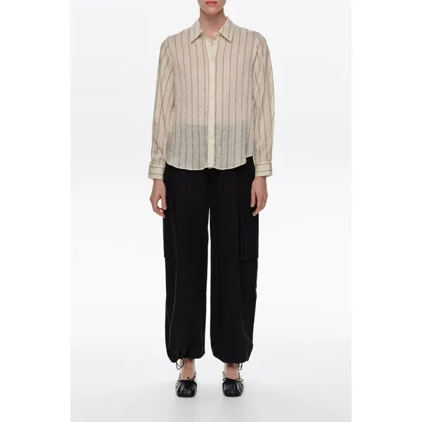 Bimba Y Lola Straight-cut Textured Shirt