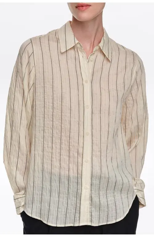 Bimba Y Lola Straight-cut Textured Shirt