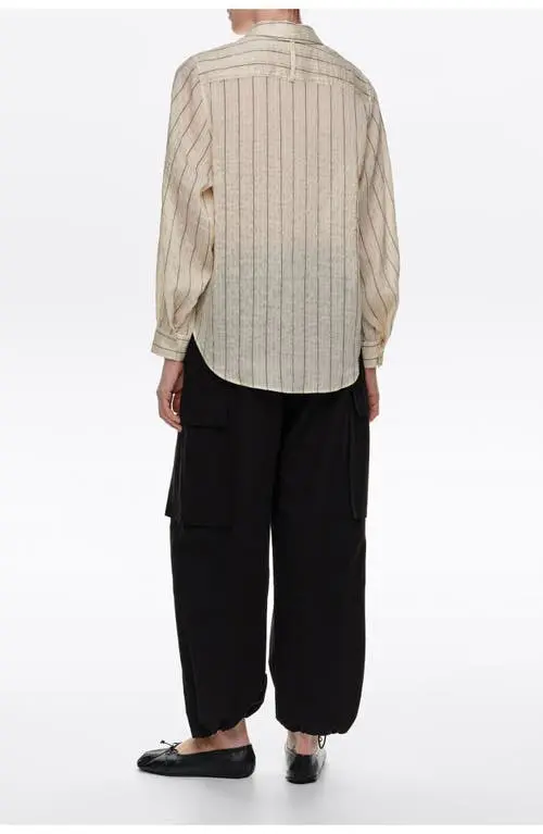 Bimba Y Lola Straight-cut Textured Shirt