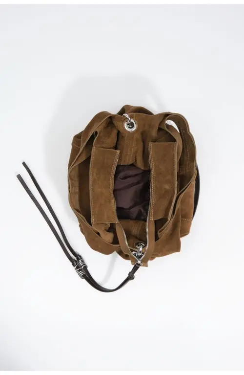 Bimba Y Lola Medium Sized Suede Paper Bag