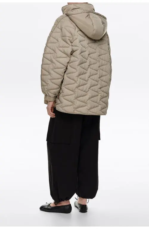 Bimba Y Lola Padded A-line Trench Coat