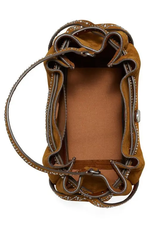 Tory Burch Romy Studded Leather Bucket Bag