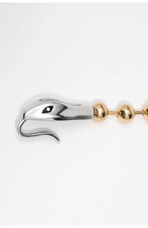 Bimba Y Lola Chain Necklace With Snake Head