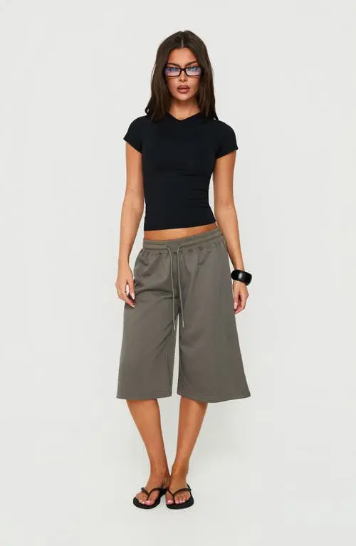 Princess Polly Daily Define Stretch V-neck T-shirt