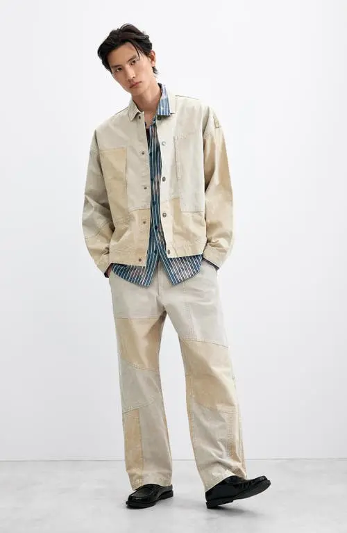 Desigual Gradient Patchwork Cotton Jacket