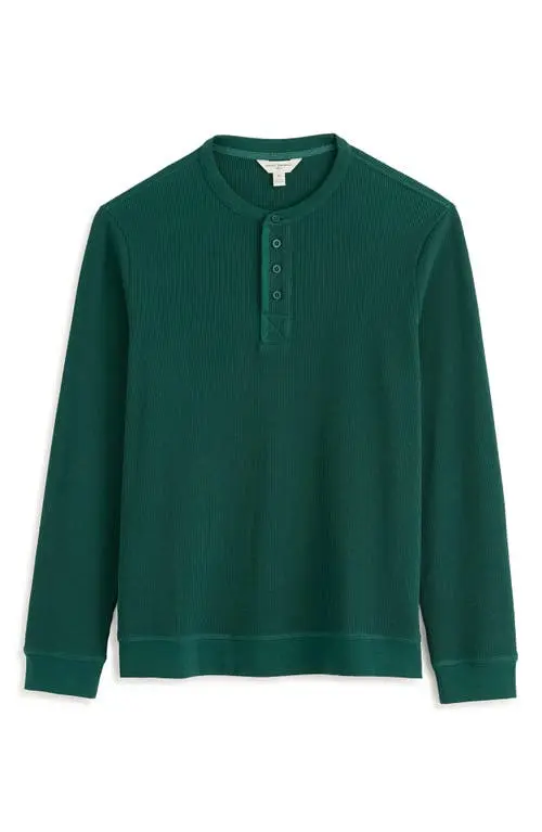 SEASALT CORNWALL Brigantine Long Sleeve Waffle Henley T-shirt
