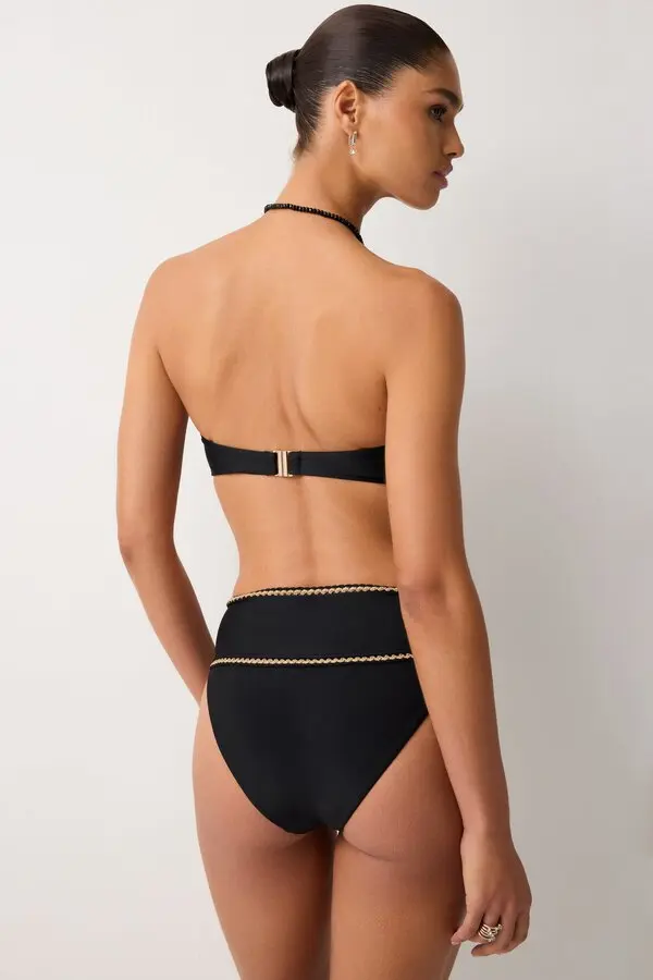 Ramy Brook Beth Embellished Bikini Top