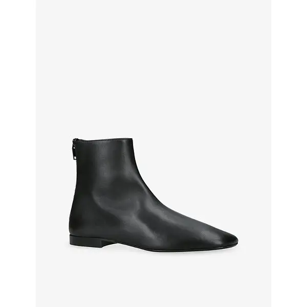TOTEME Contour Leather Ankle Boots