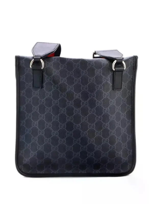 Gucci Envelope Web Messenger Gg Coated Canvas Medium Crossbody Bag