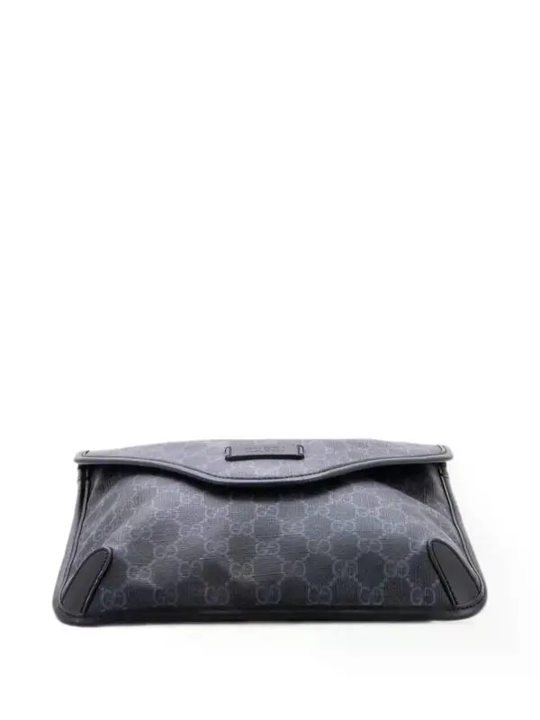Gucci Envelope Web Messenger Gg Coated Canvas Medium Crossbody Bag