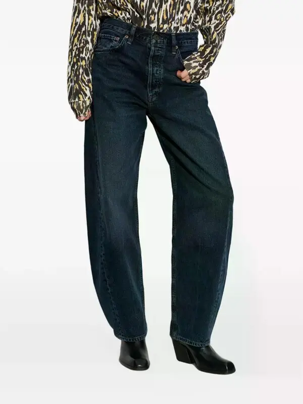 AGOLDE Luna Pieced Barrel-leg Jeans
