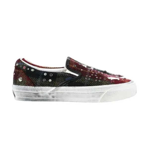 VANS Harris Tweed X Premium Classic Slip-on - Red